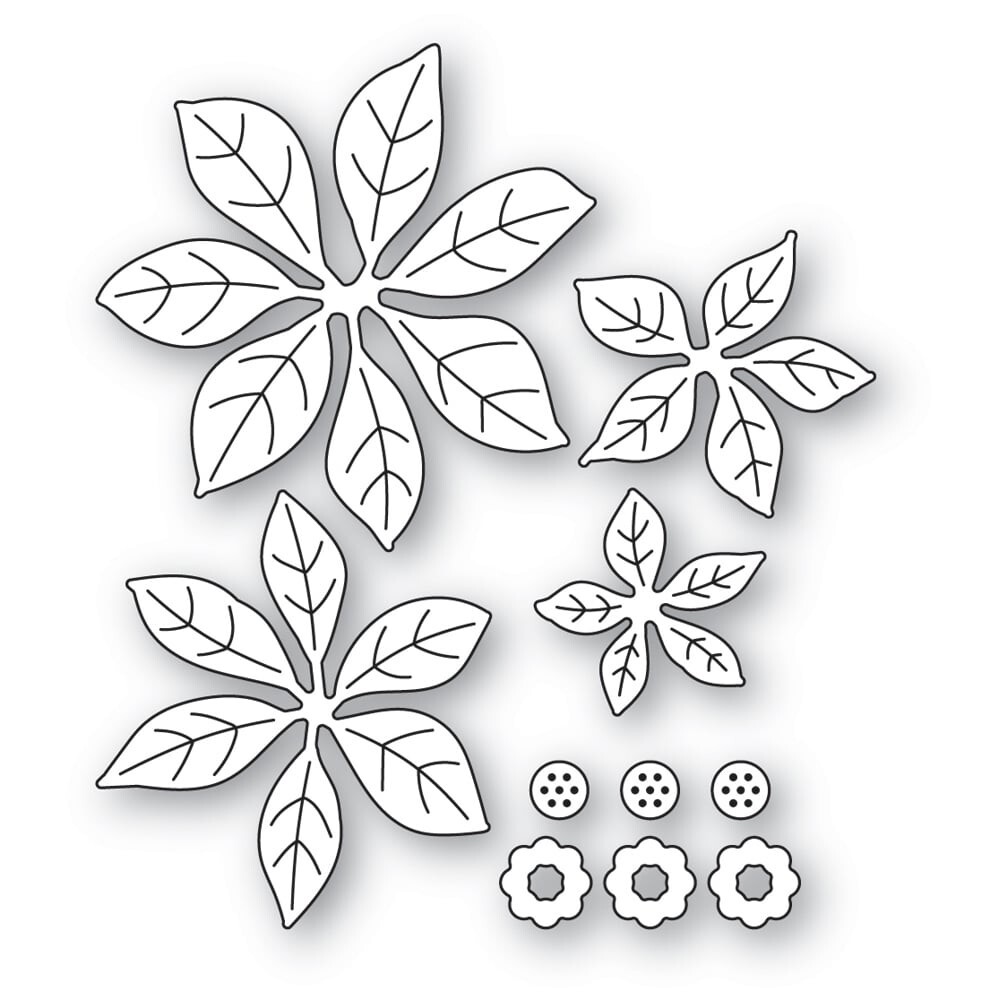 Memory Box Dies Small Poinsettia Layers 873980947562| eBay