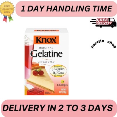 Knox Original Unflavored Gelatin (32 Ct Packets)~ | eBay