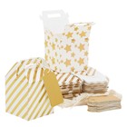 36 Pack Mini Gold Gift Boxes for Wedding, Tiny 2x2x2 Favor Boxes with ...