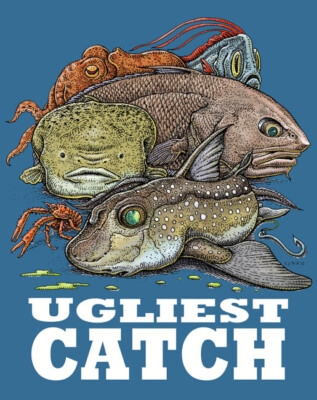 Ray Troll The Ugliest Catch Ratfish, Toad Fish NEW adult t-shirt 3X, 2X ...