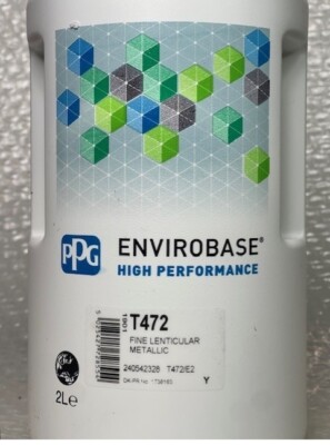 T472 PPG Toner Envirobase High Performance 2 Liter Fine Lenticular ...