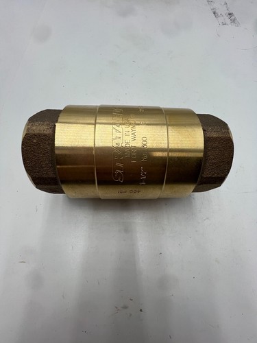Strataflo Check Valve 1-1/2" No. 300 Brass | eBay