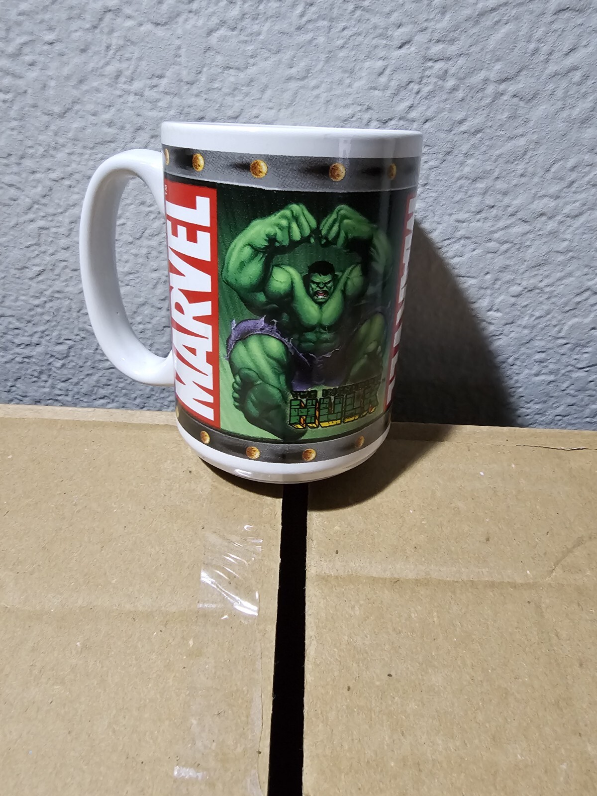 Marvel Spiderman Incredible Hulk Coffee Cup Mug 2003 Sherwood Brands | eBay
