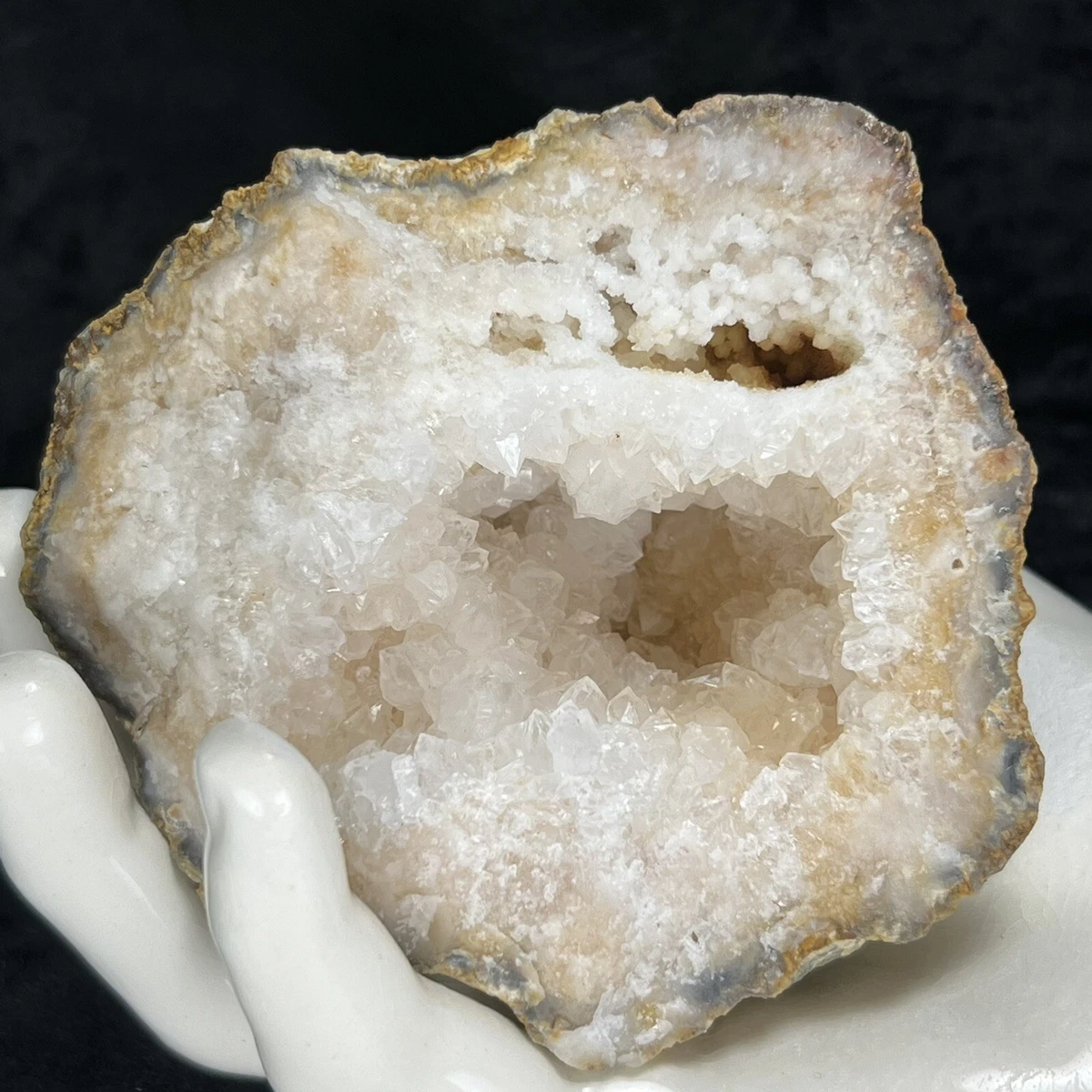 Quartz Crystal Formations Under Microscope