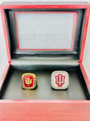 2 PCS INDIANA HOOSIERS CHAMPIONSHIP RING Set, W Box, US SHIP | eBay