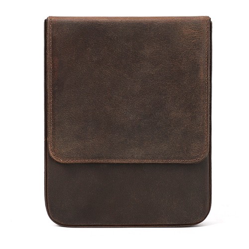 Genuine Leather Pen Case Handmade Office Pencil Holder Pens Organizer Bag School | eBay