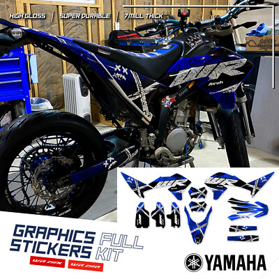 YAMAHA WR250X WR250R Graphics Decal Stickers Full Kit All Years (2008 ...