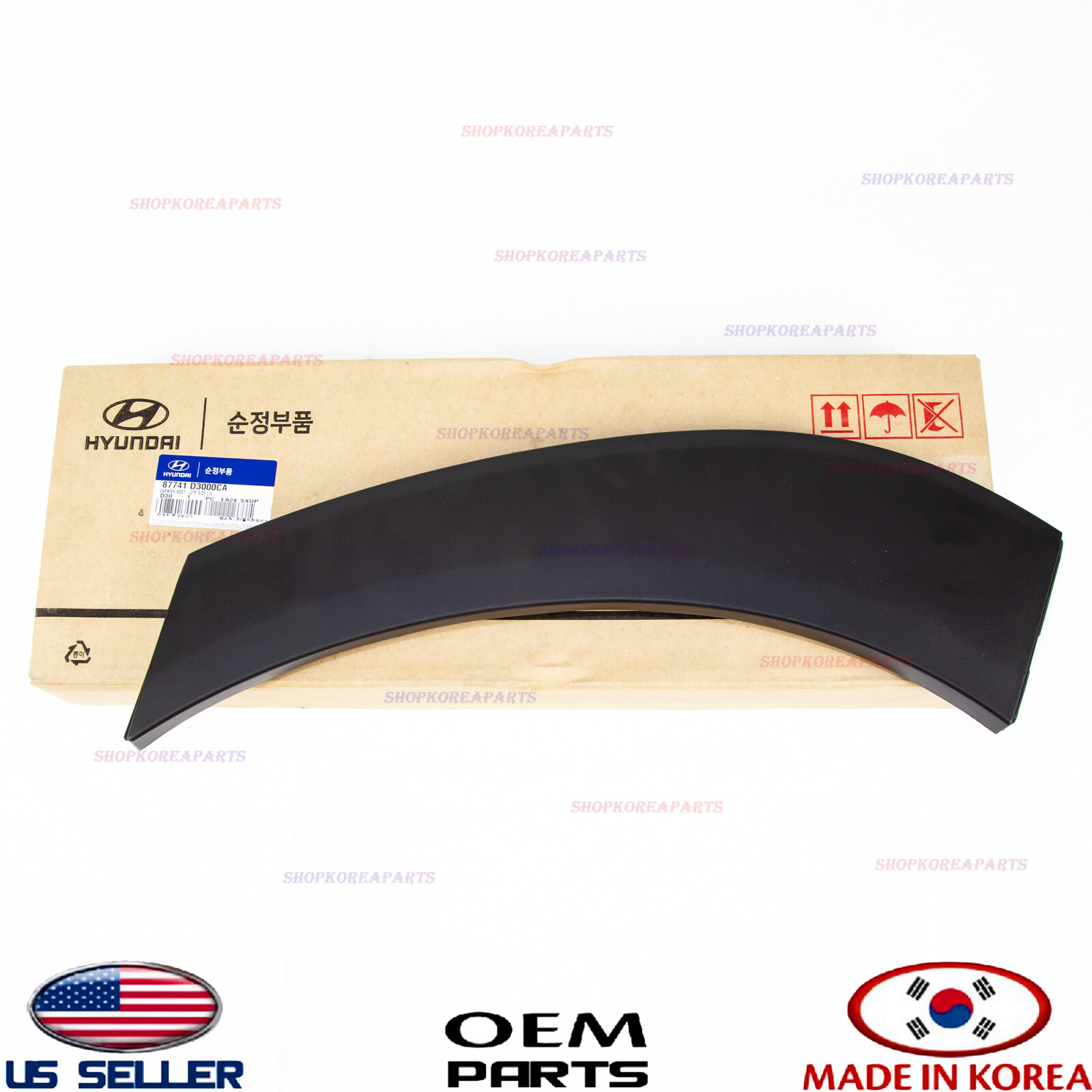 Genuine Rear Fender Wheel Garnish Molding Driver Side OEM Hyundai ...