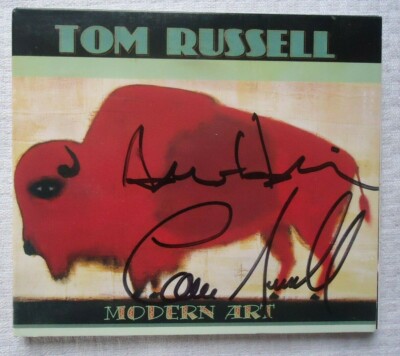 Modern Art by Tom Russell (CD, Apr-2003, Hightone) ARTIST SIGNED ...