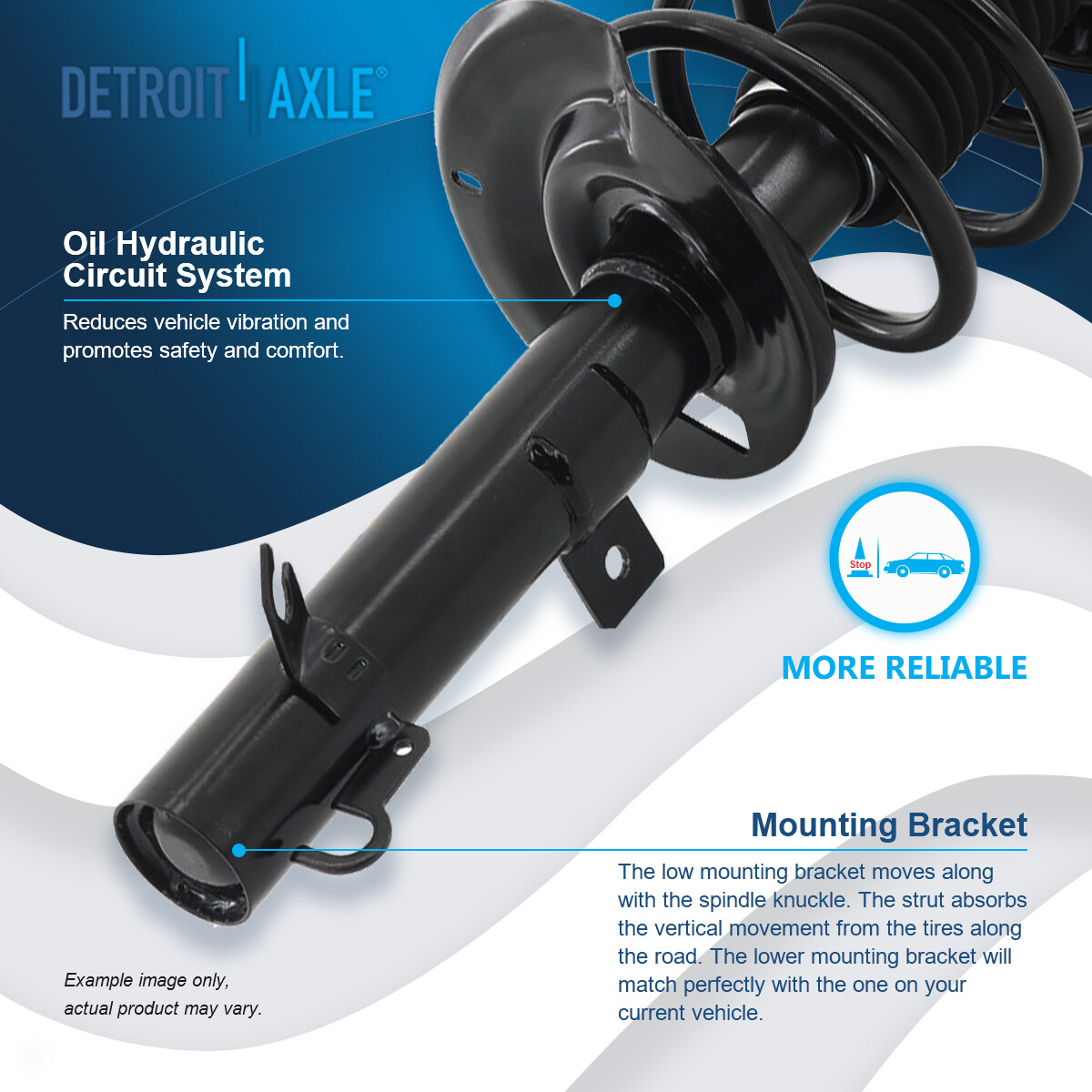 Front Struts Assembly Rear Shock Absorbers Sway Bars for 2006 2007 Ford ...