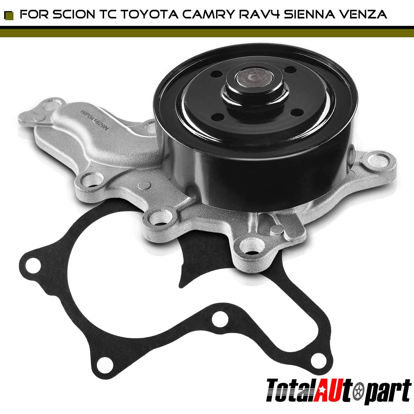 Water Pump for Toyota RAV4 Venza Highlander 09-14 Sienna Scion TC I4 ...