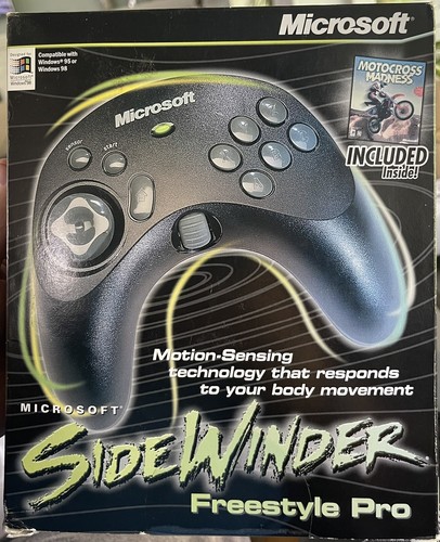 Microsoft Sidewinder Freestyle Pro Windows 95 & 98 Gamepad Controller ...