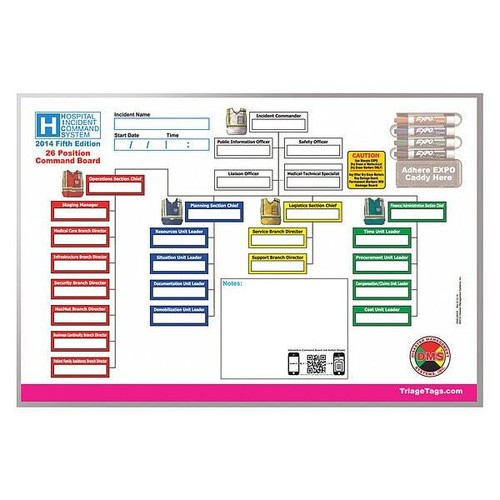 Disaster Management Systems Dms 05424 Hics 2014 Command Board,26 ...