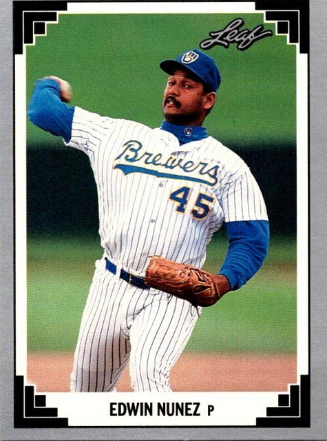 1991 Leaf - #352 Edwin Nunez for sale online | eBay