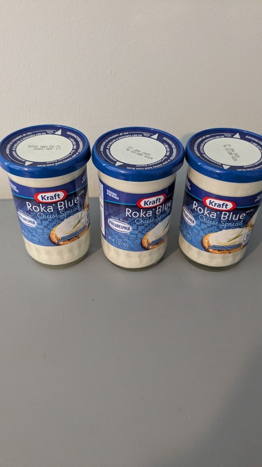 Kraft Roka Blue Cheese Spread, 5 Oz Jar (Lot of 3) BBD 06/21/25 | eBay