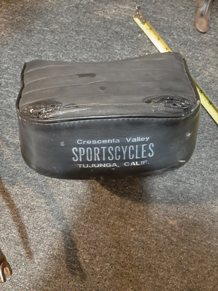 1970's yamaha enduro buddy seat and luggage rack buddy rack at1 ct1 dt ...