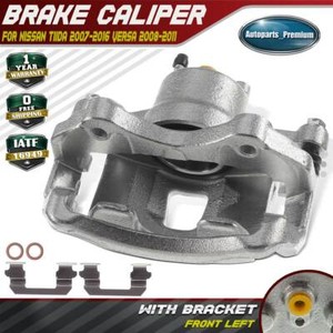 Brake Caliper w/ Bracket for Nissan Tiida 2007-2016 Versa 2009 -2011 ...