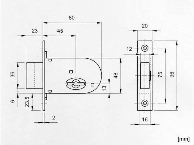 Euro Elzett 700 Mortise Deadlock Wooden Door Lock Upper Lock Security ...