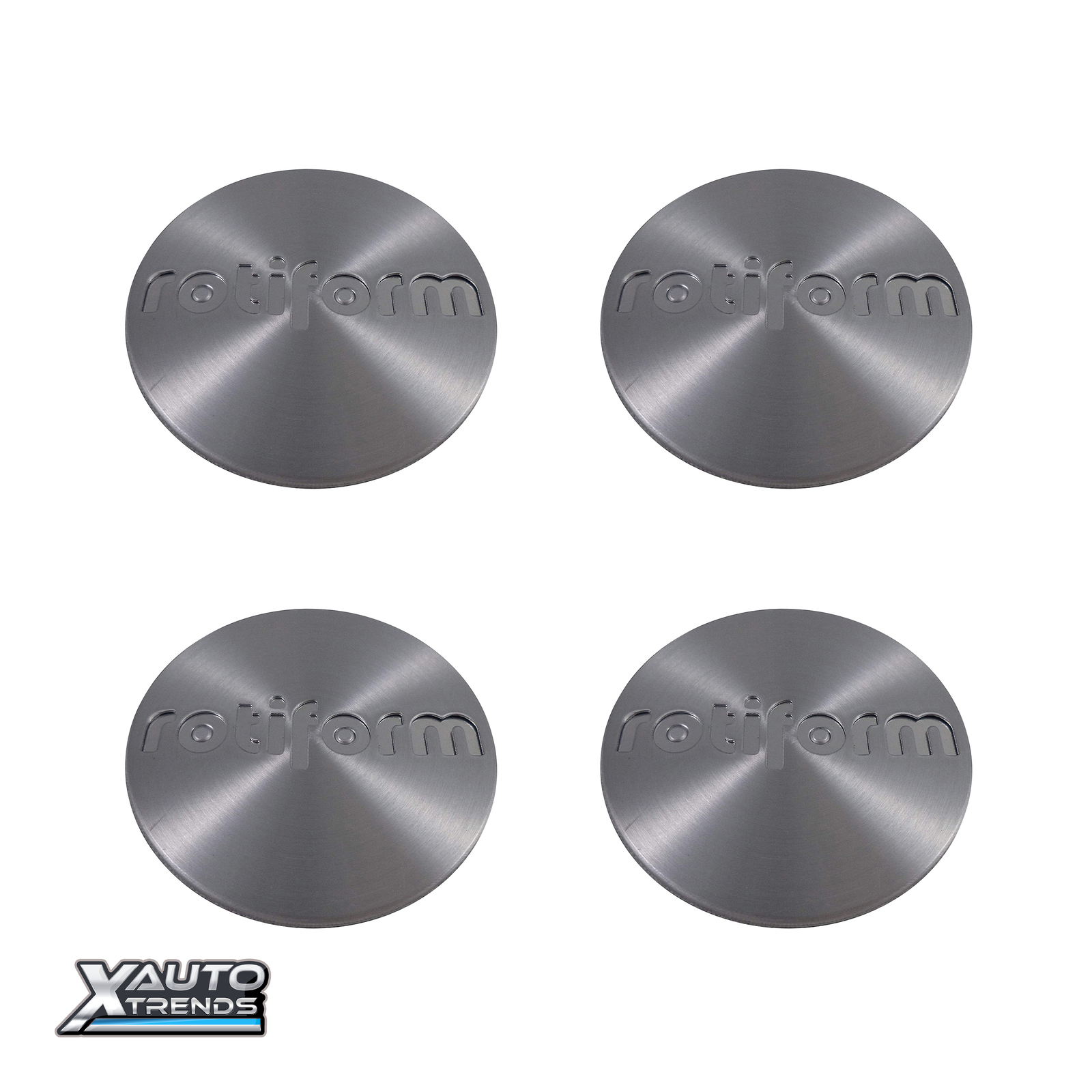 4 x Rotiform 2.36" Snap In Wheel Center Cap Machined Finish 1003-40M | eBay