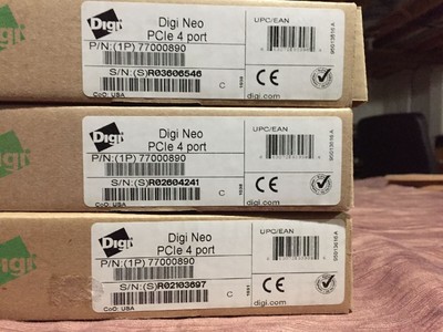 Digi NEO PCIe 4 Port - Network card - P/N - 77000890 | eBay