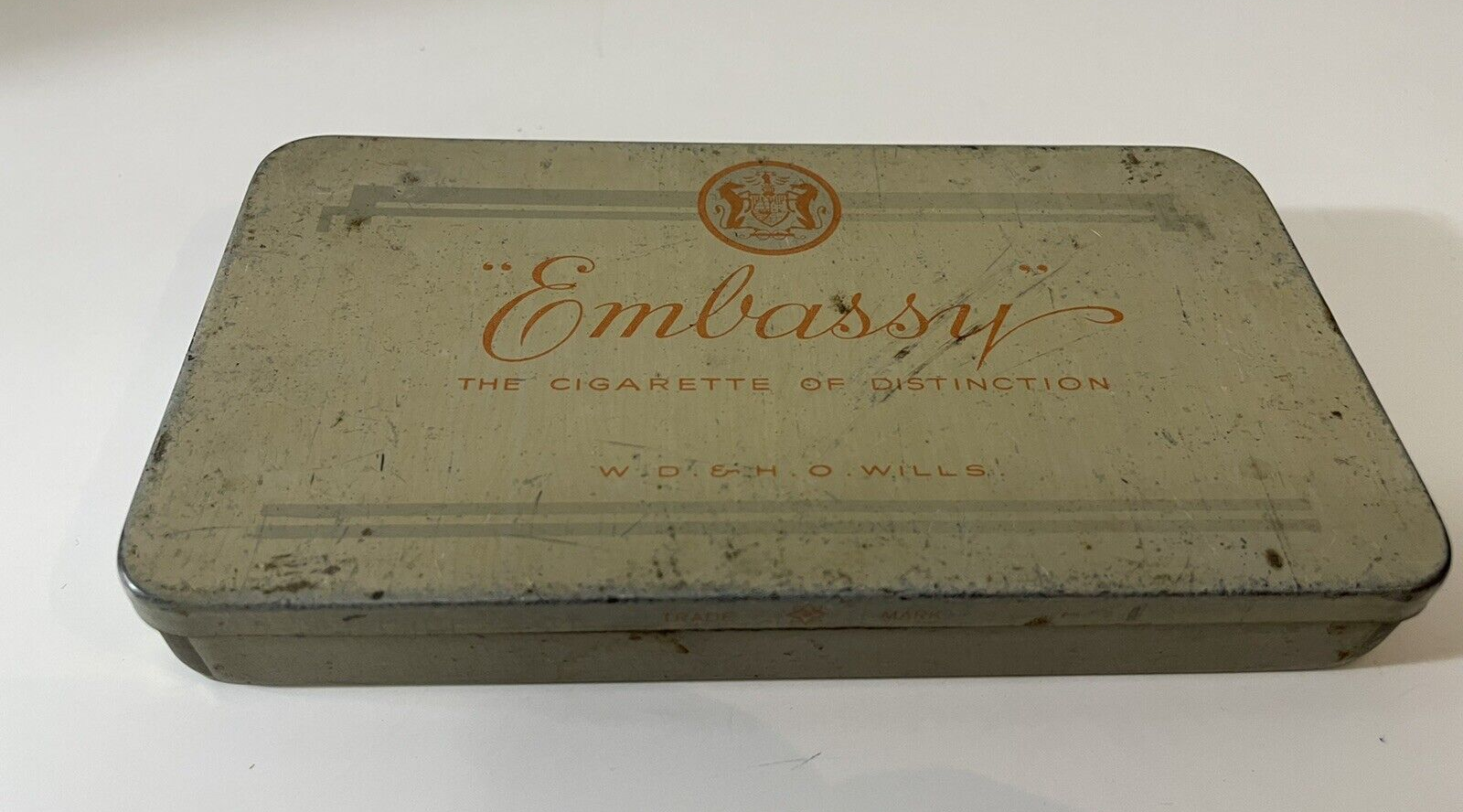 Vintage 30 Embassy Cigarette Tin W.D .& H.O. WIlls (New Zealand) Ltd ...