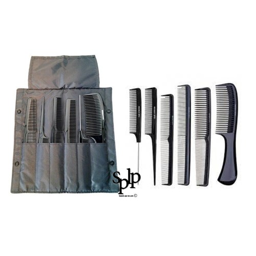 Denman Precision Combs Set de 6 peignes pour coiffeur dans sa trousse ...