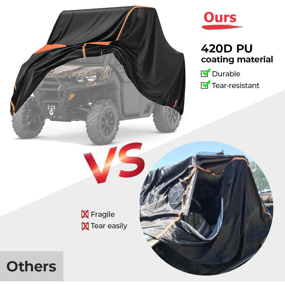 UTV Utility Vehicle Cover Storage for Polaris Ranger RZR XP 1000 RZR ...