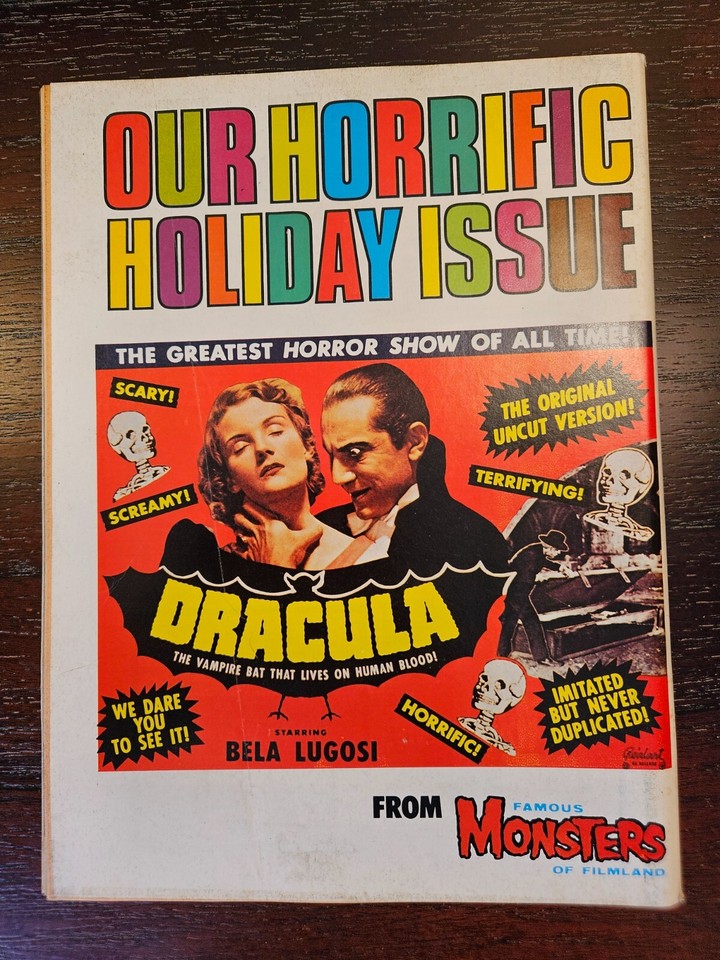FAMOUS MONSTERS #105 Warren HORROR Magazine 1974 VERY FINE Abbott ...