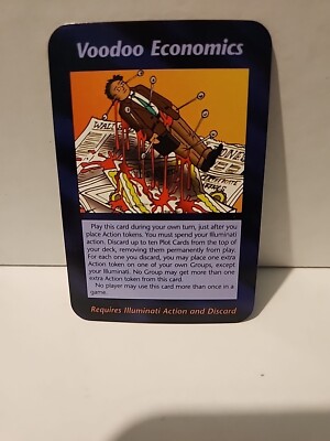 Illuminati New World Order INWO UnLimited Card Game NWO VTG Voodoo ...