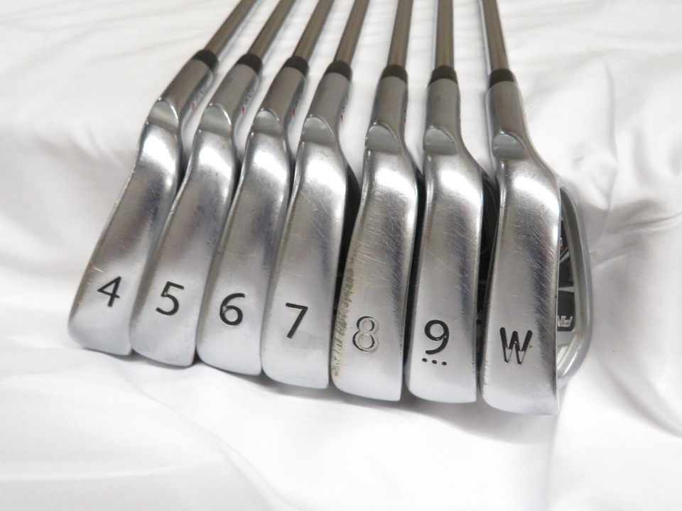 Used Ping i20 Red Dot Iron Set 4-PW Ping CFS Stiff Flex Steel Shafts | eBay