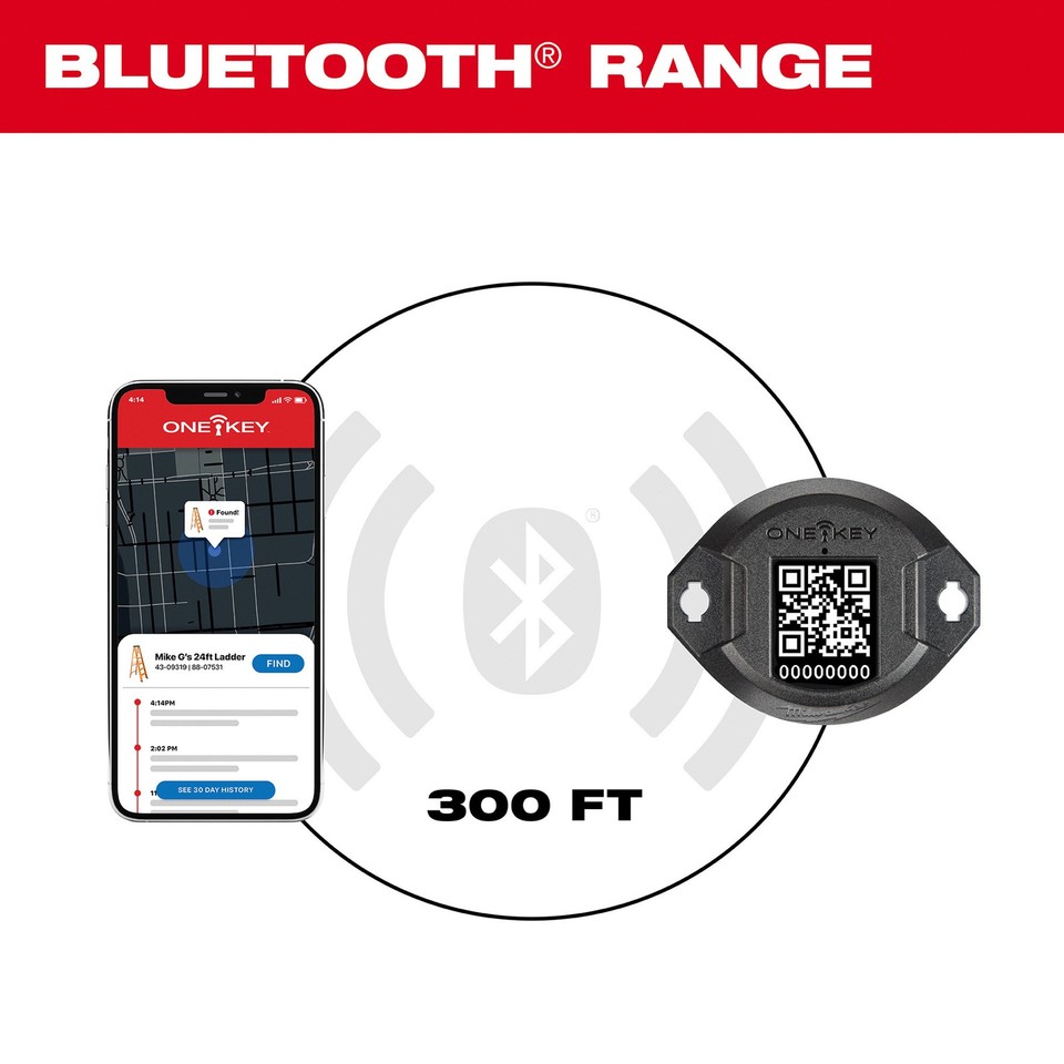 Milwaukee One-Key Bluetooth Tracking Tag, 10-Pk., Model# 48-21-2310 ...
