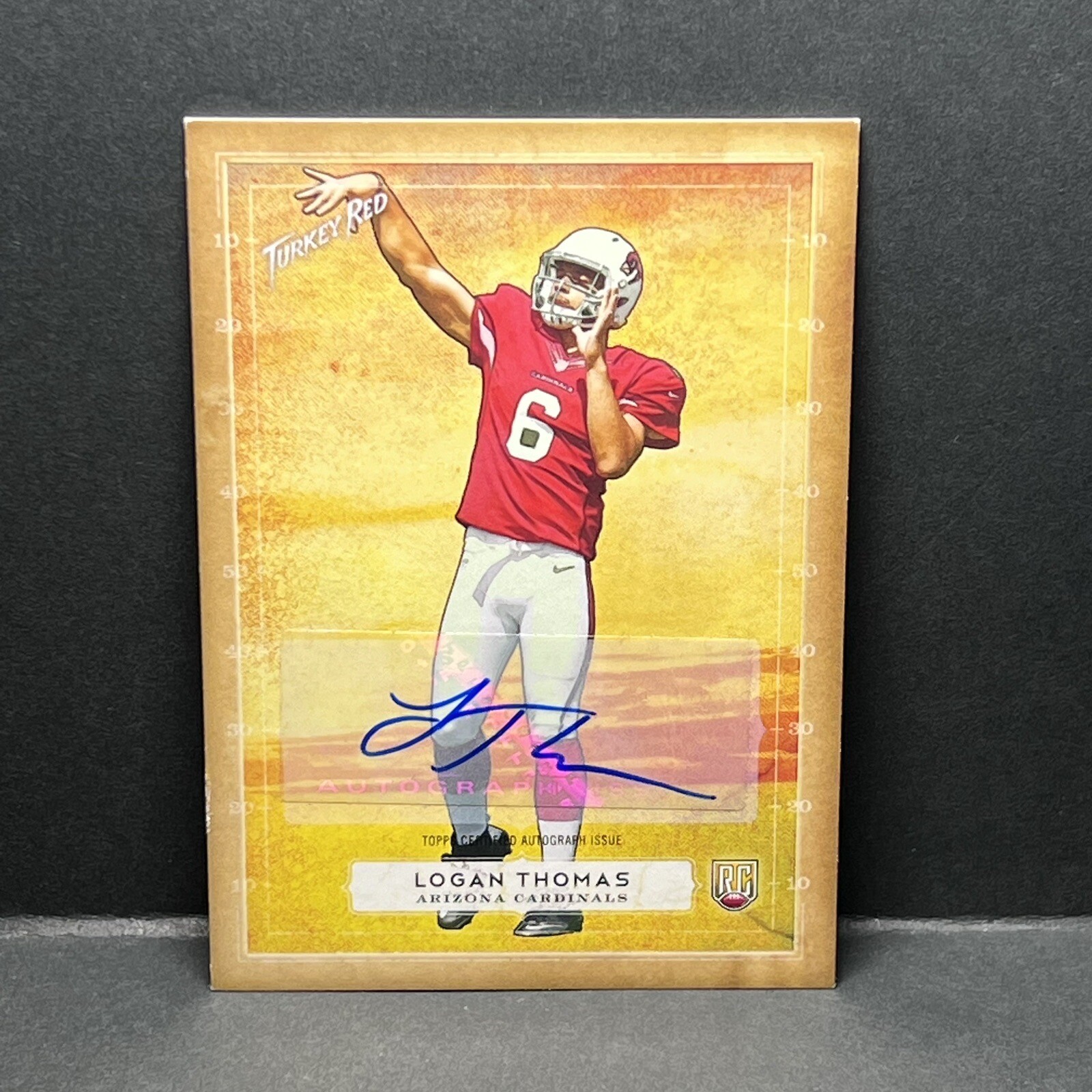 2014 Topps Turkey Red - Autographs #89 Logan Thomas (AU, RC) for sale ...