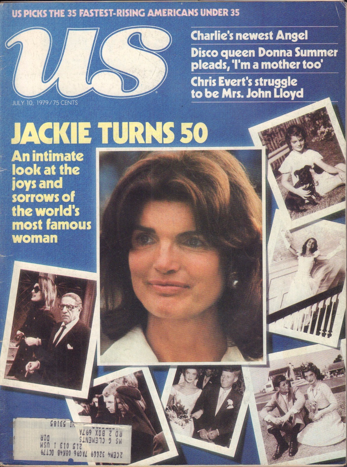 US July 10 1979 Jackie Kennedy, Chris Evert w/ML VG 010317DBE2 | eBay