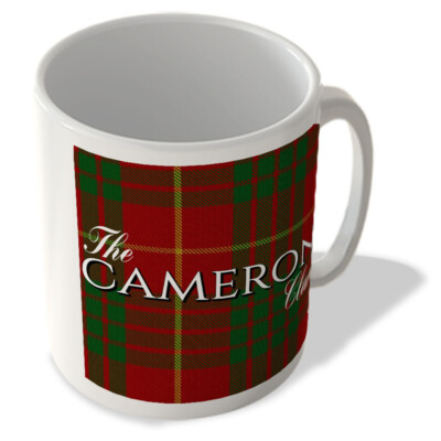 The Cameron Clan - Cameron Tartan - (Full Background) - Scottish Mug ...