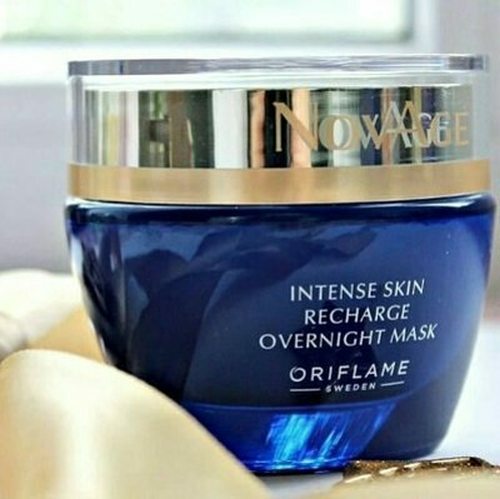 NovAge Intense Skin Recharge Overnight leave on Mask Night Cream ...