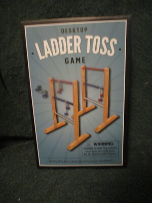 Wooden Desk Top Ladder Toss Game The Orginal Fun Workshop Desktop FUN ...