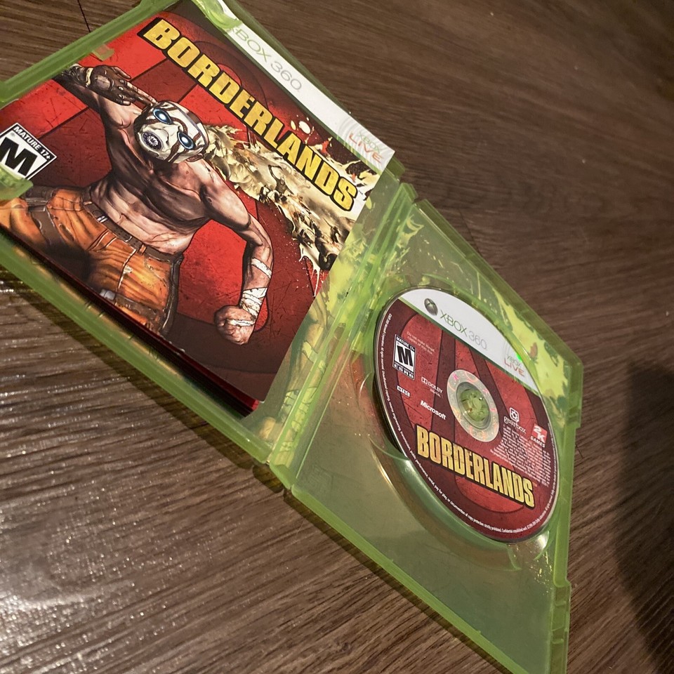 BORDERLANDS MICROSOFT XBOX 360 ROLE PLAYING SHOOTER VIDEO GAME MATURE ...