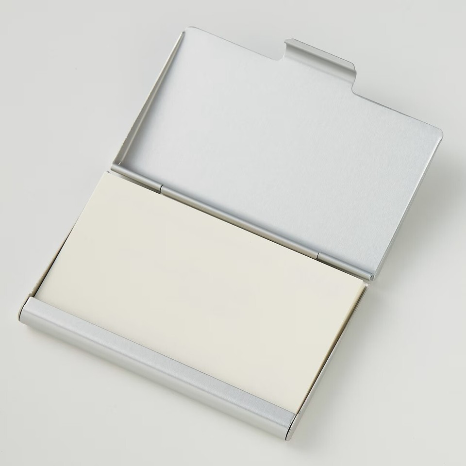 MUJI MoMA Aluminum Card Case for 25 sheets [thick size] | eBay