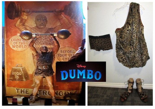 TIM BURTON DUMBO Movie Screen Worn Used RONGO COSTUME PROP DEOBIA ...