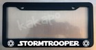 Stormtrooper Galactic Empire Star Wars Glossy Black License Plate Frame ...