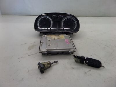 04-05 VW MK4 Golf Jetta 1.9L TDI BEW GPC M/T Key Set KMS KPH Cluster ...
