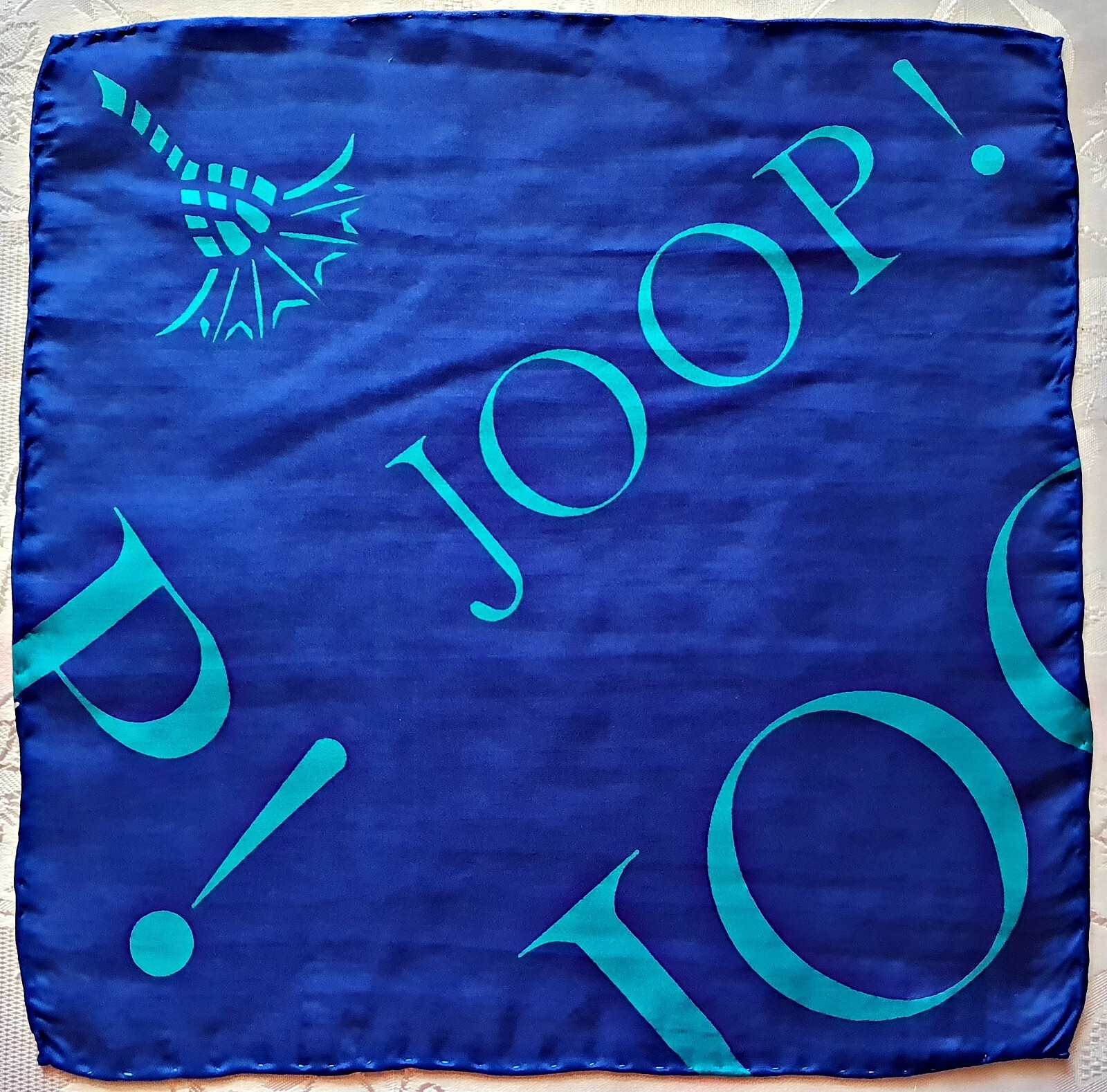 HANDKERCHIEFS VINTAGE AUTHENTIC GERMANY JOOP! LOGO BL… - Gem