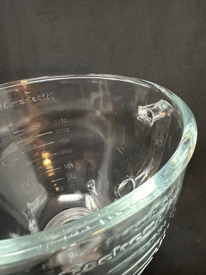 KitchenAid Mixer 2.5L 12 Cup Glass Bowl, Ring, Lid W10154769 W10223140 ...
