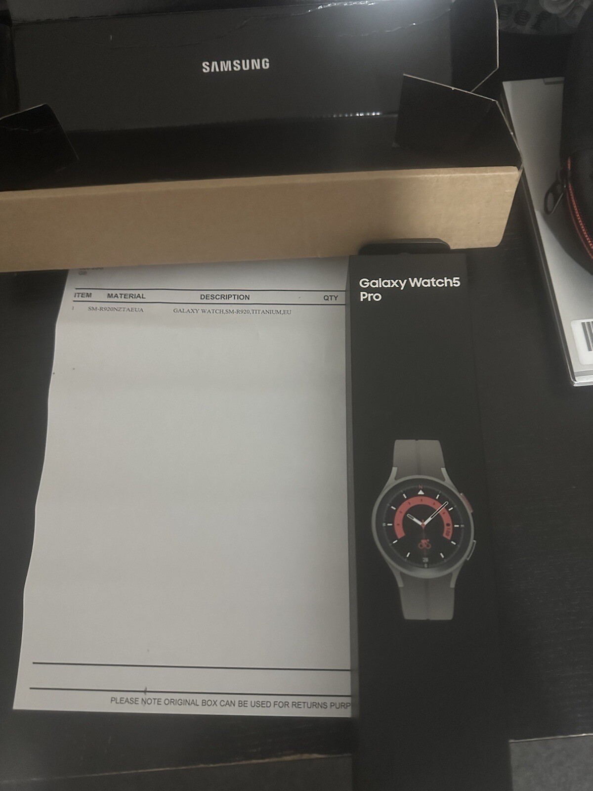 Samsung Galaxy Watch5 Pro SM-R920 45mm Titanium Case with D-Buckle ...