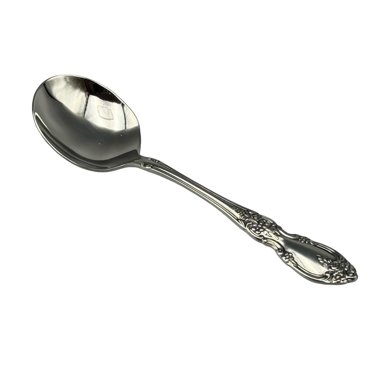 Oneida Louisiana 18/8 Stainless Steel Round Bouillon Spoon (Set of Four ...