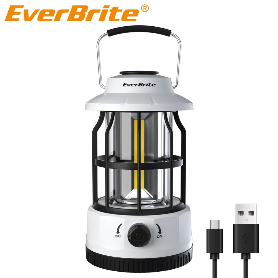 EverBrite LED Camping Lantern USB C Rechargeable Lantern Camping Lights ...