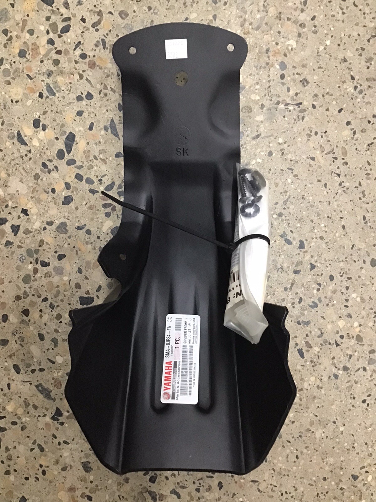 Yamaha+Snowmobile+2014+SR+Viper+Black+Front+Skid+Float+Plate+SMA+8+JP+ ...