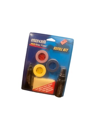 Maxell Pro Disc Fixer Refill Kit | eBay