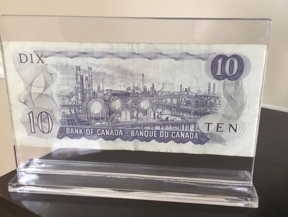 1971 Canada Ten Dollar Bill Bank Of Canada Note FDD4700425 ...