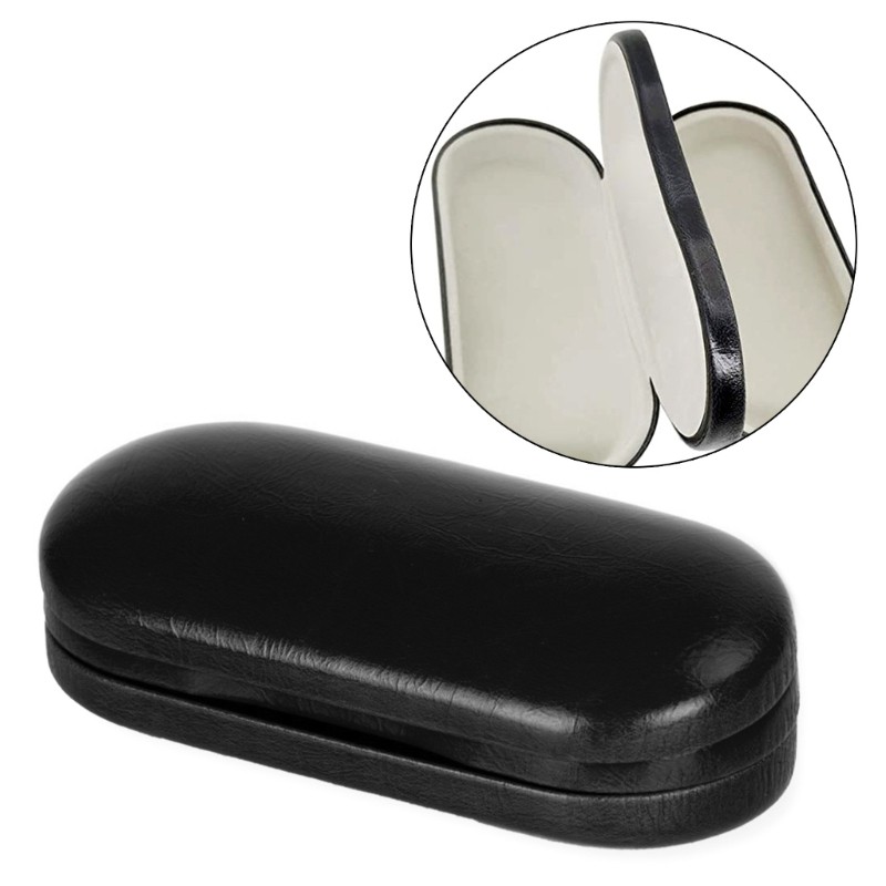 Double Layer Glasses Case Portable Double Eyeglasses Case Dual- Glasses ...